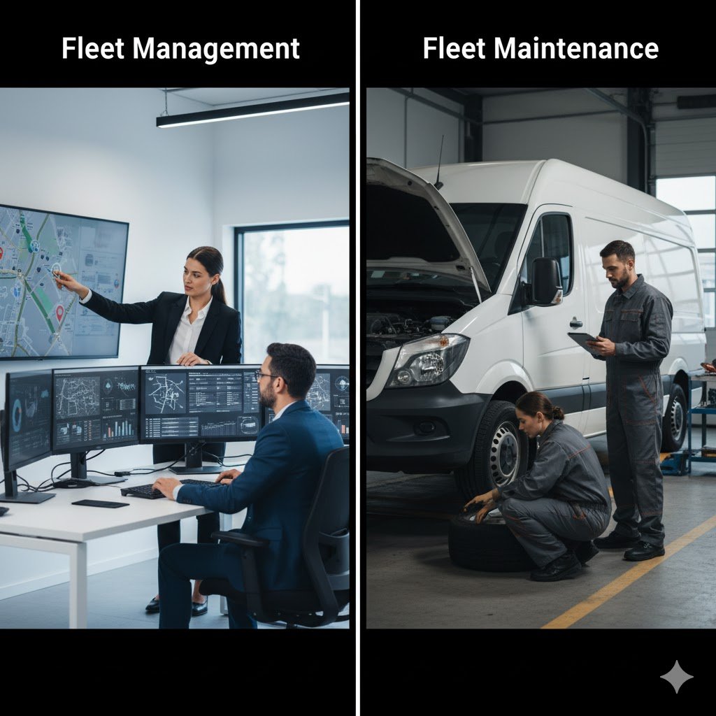 Fleet Management vs. Fleet Maintenance Explained OIL CAN MAN